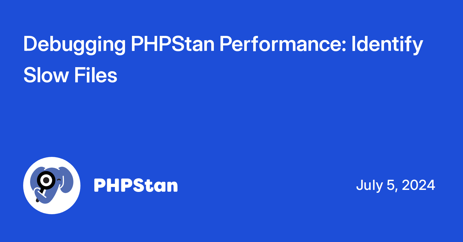 Debugging Phpstan Performance Identify Slow Files Phpstan